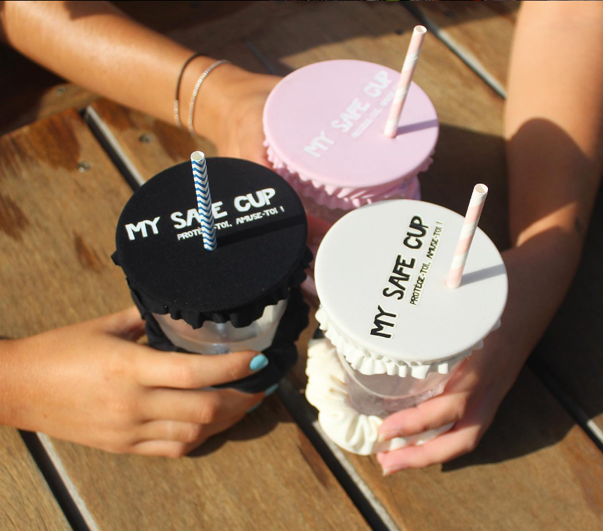 Capote de verre My Safe Cup - Protèges verre anti-drogue