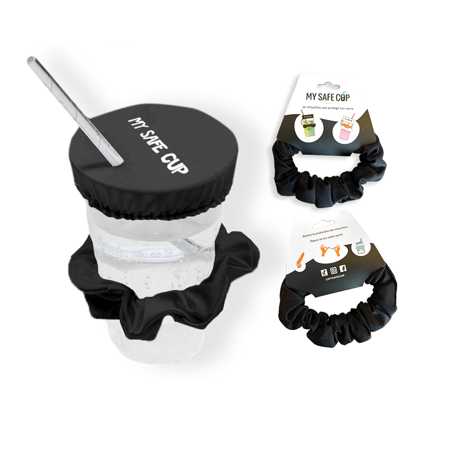 My Safe Cup - Protèges verre anti-drogue - Capotes de verres